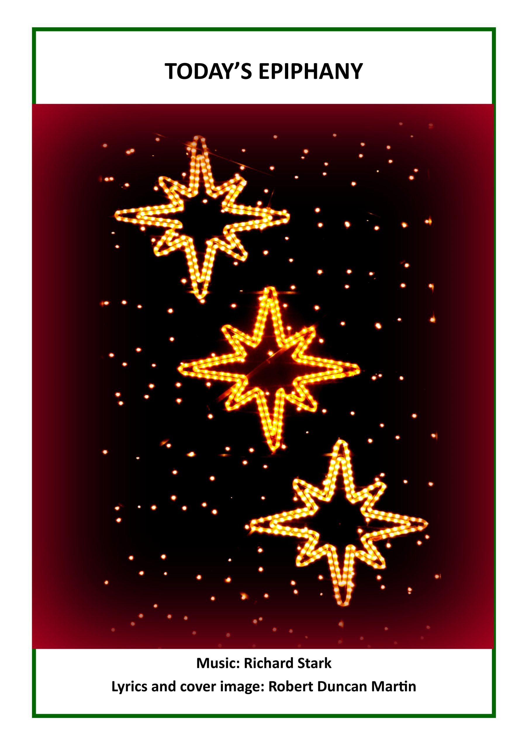 Today's Epiphany Carol SATB sheet music